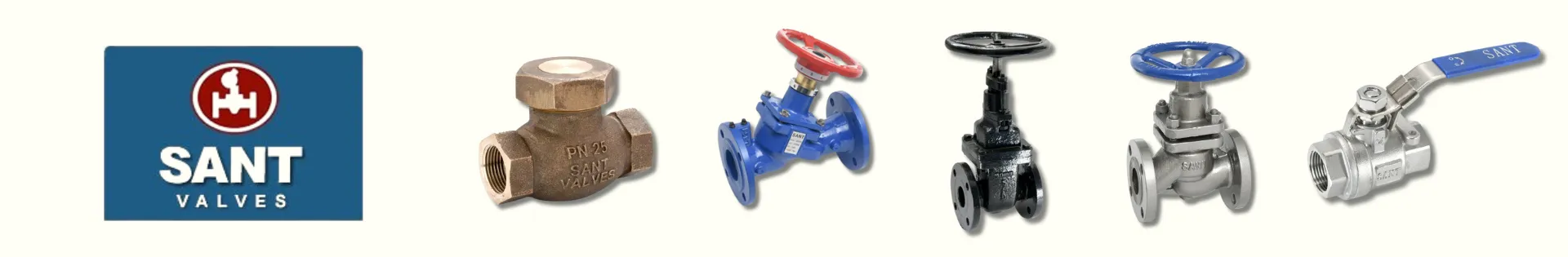 SANT Valves, Balancing Valve, Ball Valve, Butterfly Gate and Check Valve
